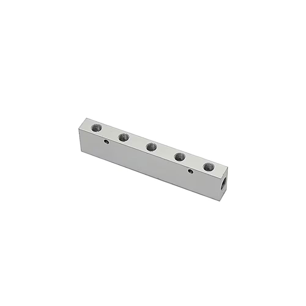 Manifold Neumático Doble en Línea Parker 3313 10 13 03 Aluminio Anodiz ...