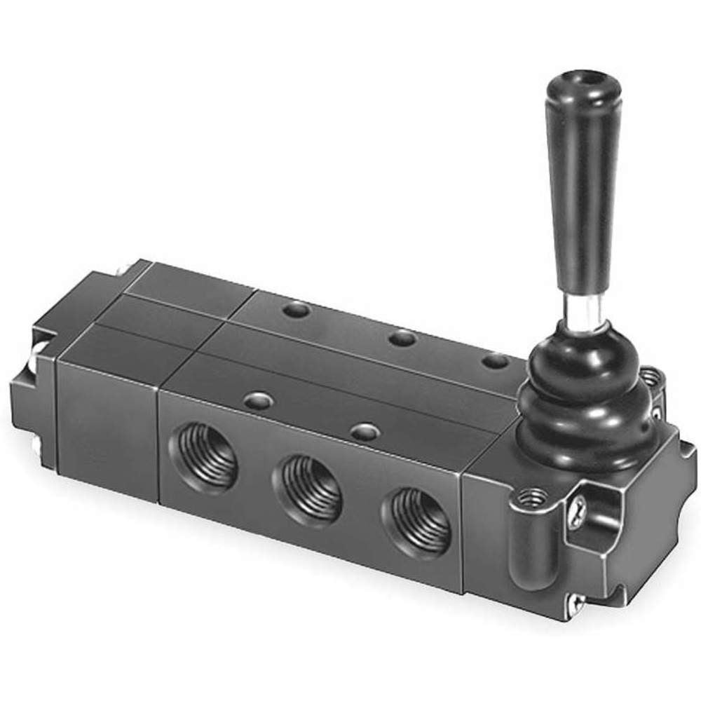 Válvula de Control Neumático Manual con Palanca Parker 529811000 4 Vía ...